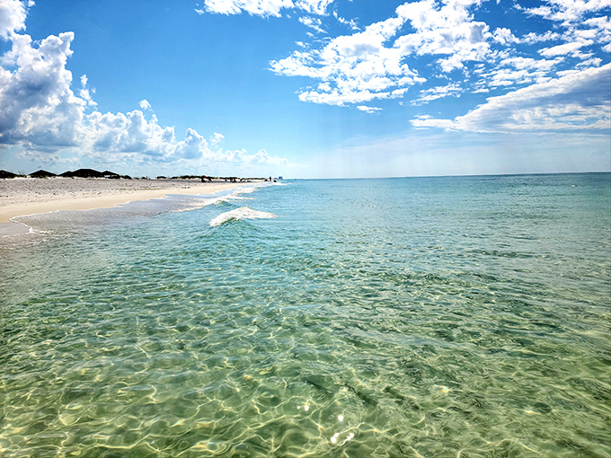 The meeting point of emerald waters and sugar-white sand creates Florida's most perfect ombr&eacute; effect, no hair salon required.