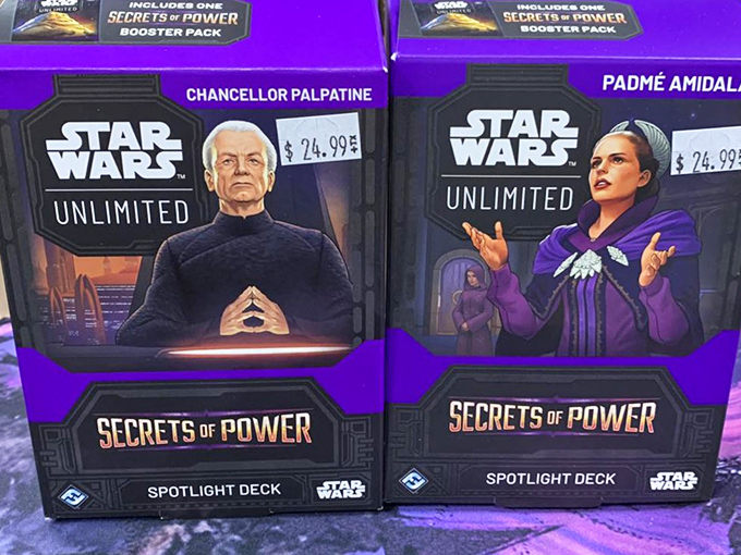Star Wars Unlimited decks feature iconic characters, letting players battle across the galaxy far, far away without leaving Davidson.