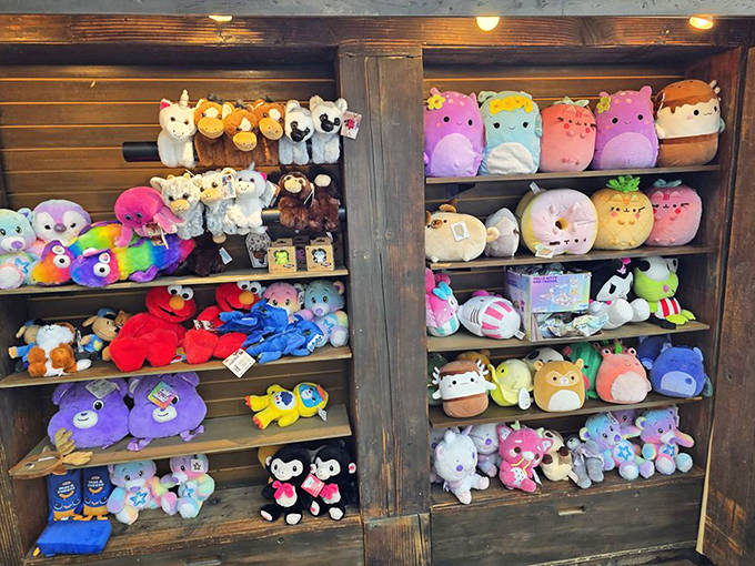 The gift shop's plush menagerie ensures you won't leave empty-handed &ndash; because nothing says "I conquered mini-golf" like a stuffed rainbow unicorn.