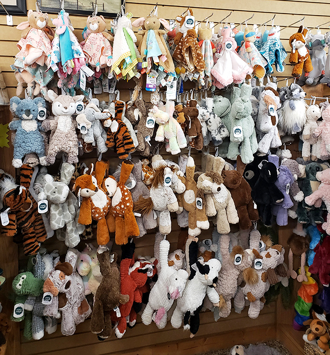 The stuffed animal section &ndash; where adults pretend they're shopping for children while secretly wanting that plush sloth for themselves.