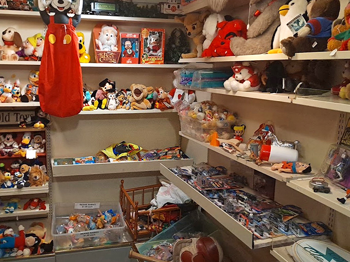 The toy section&mdash;where adults suddenly remember how to make those childhood sound effects with their mouths. "Vroom vroom" is ageless.