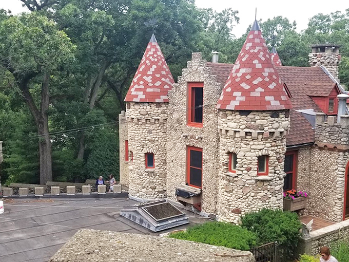 Morning light reveals the castle's impressive details &ndash; every stone placed with purpose, creating a residential masterpiece that defies conventional architecture.