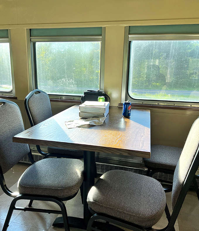 A simple table setting becomes extraordinary when paired with ever-changing views that no restaurant reservation could provide.