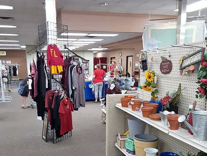 Shoppers browse with the focused intensity of detectives, knowing the perfect find could be hiding just around the corner.