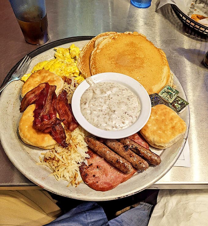 Depression glass and carnival glass create a rainbow of vintage beauty, each piece catching light like edible jewelry for your dining table.
