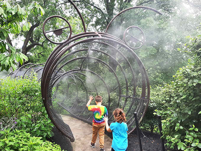 This caterpillar-shaped tunnel transforms curious kids into temporary insects, emerging on the other side with giggles and possibly magical powers.