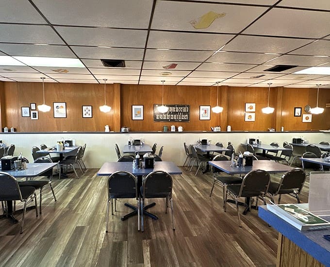 Dining Area: The spacious dining room welcomes locals and travelers alike, with simple decor that lets the food be the star.