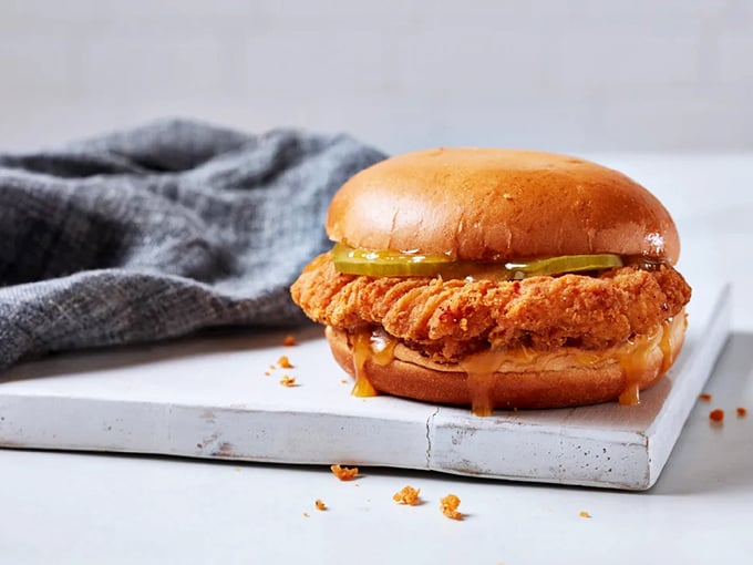 The chicken sandwich&mdash;a masterclass in simplicity, where quality ingredients and perfect execution create something far greater than the sum of its parts.