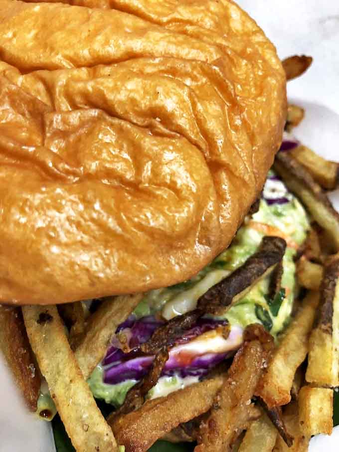 Bread achieving its highest purpose: golden, crispy exterior giving way to a melty interior where all ingredients have become best friends.