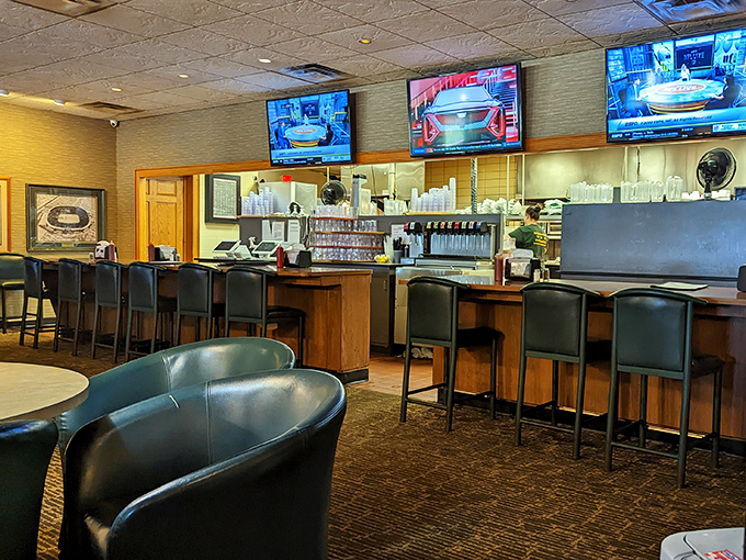 Counter Area Where magic happens behind the scenes &ndash; notice the efficient layout that's facilitated thousands of cheese curd deliveries over the decades.