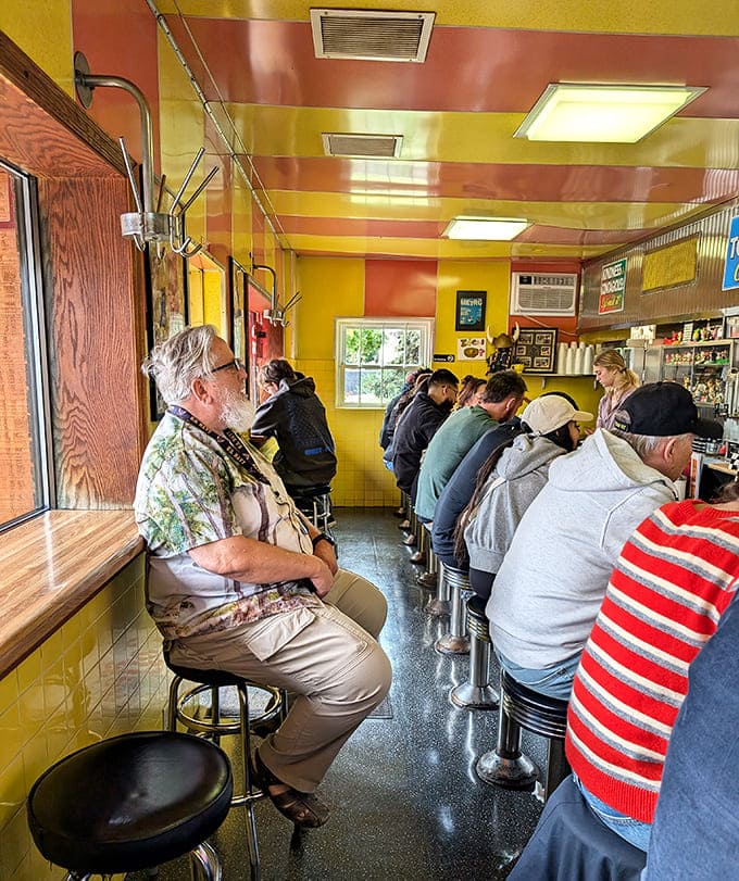 The ritual of ordering at the window &ndash; a timeless interaction that reminds us some experiences can't be replaced by apps or automation.