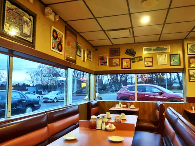 Framed memories line the walls like a scrapbook of Dayton's history, each picture telling stories that no corporate decorator could ever replicate.