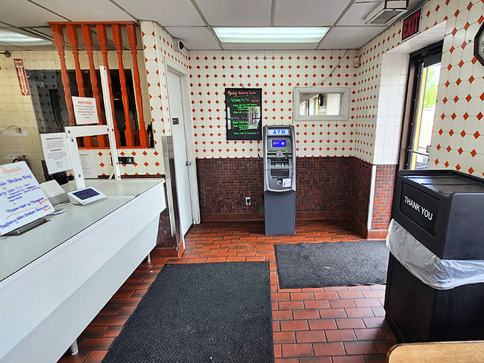 Step inside and leave your pretensions at the door. This entrance has welcomed barbecue lovers for decades without changing a thing.