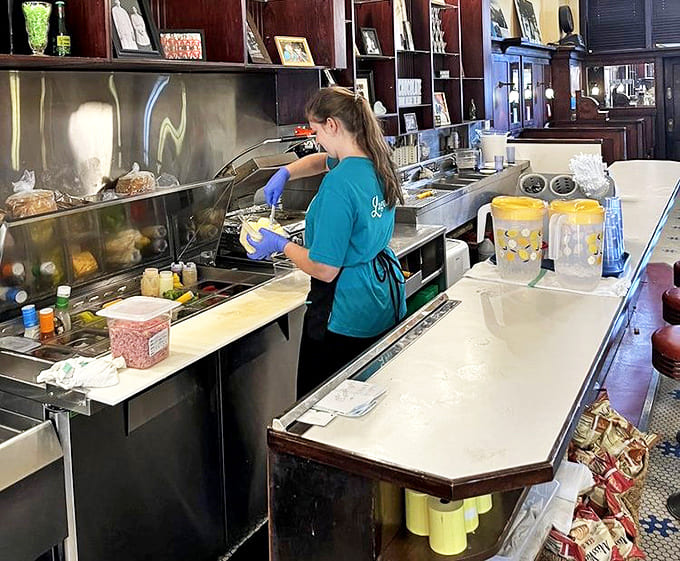 Behind this counter, ice cream alchemy happens daily &ndash; where simple ingredients transform into memory-making masterpieces before your eyes.