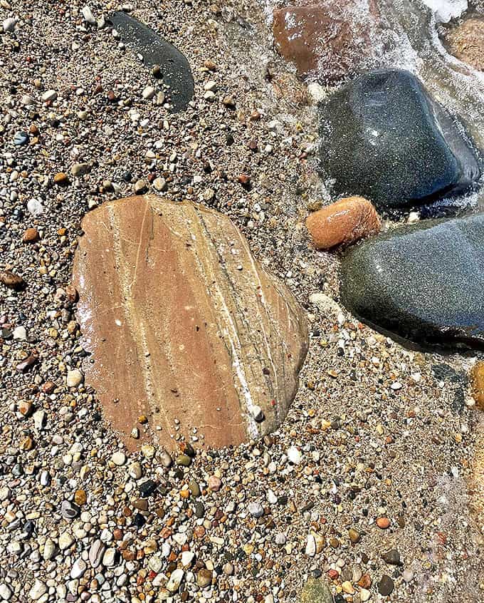 Geological time capsules washed ashore &ndash; these stones have journeyed through millions of years to reach your fingertips at Huron Shores.
