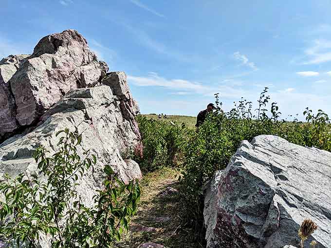 These massive rock formations create natural corridors that feel like walking through time itself &ndash; no DeLorean or flux capacitor required.
