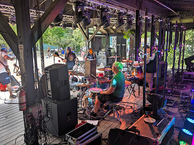 Where rock meets rock 'n' roll: musicians find perfect acoustics against ancient stone walls that have heard everything from bluegrass to electronica.