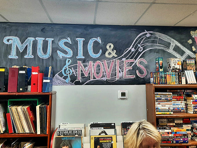 The music and movies section: where physical media refuses to die and album artwork gets the respect it deserves. Digital streaming could never.