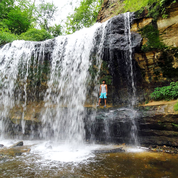Standing behind the falls offers a perspective few experience &ndash; like being backstage at nature's most impressive water show.