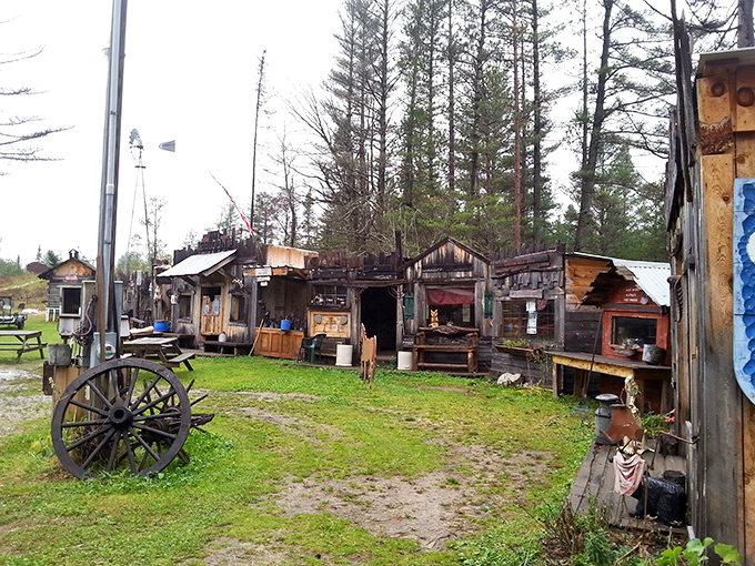 These rustic shop replicas line the main street, each one housing treasures and stories from America's pioneering past.