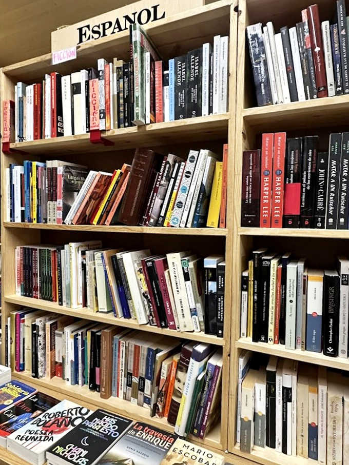 The Spanish language section offers a global perspective, with works from Gabriel Garc&iacute;a M&aacute;rquez to contemporary Latin American voices.