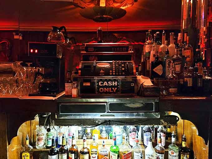 "Cash Only" declares the register, a delightful anachronism in our tap-to-pay world &ndash; just like everything else here.