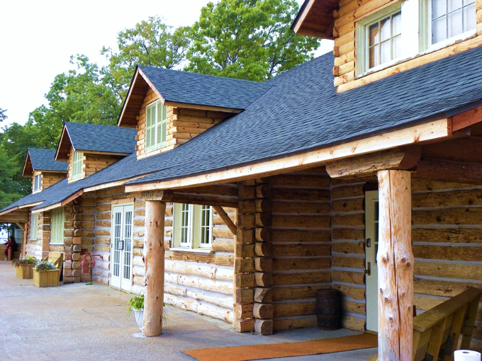 These log cabins aren't just accommodations&mdash;they're your invitation to channel your inner pioneer with modern comforts.