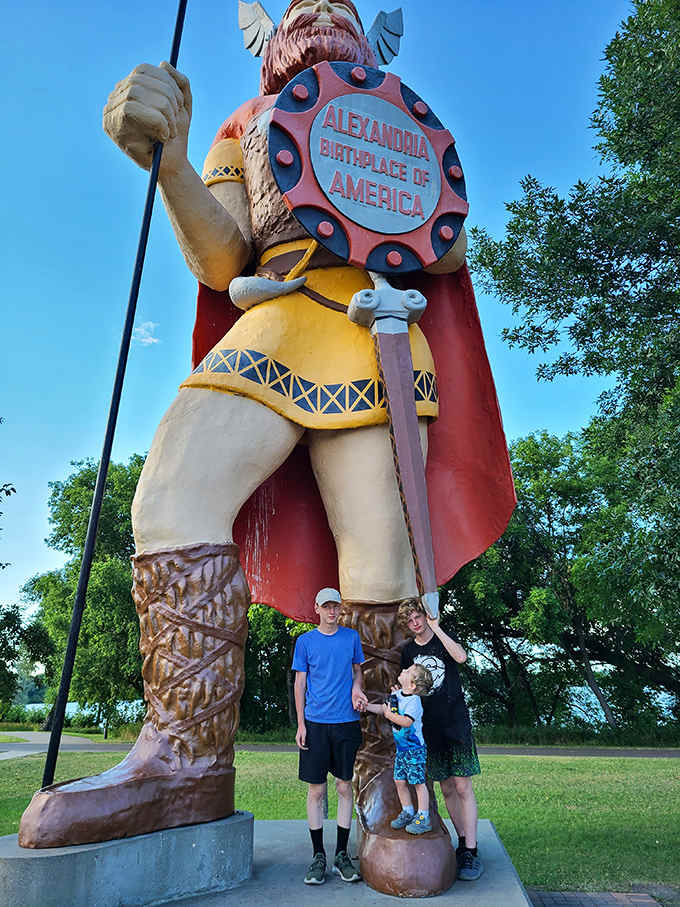 Creating memories that span generations, Big Ole provides the perfect backdrop for family photos and the start of many "remember when" stories.