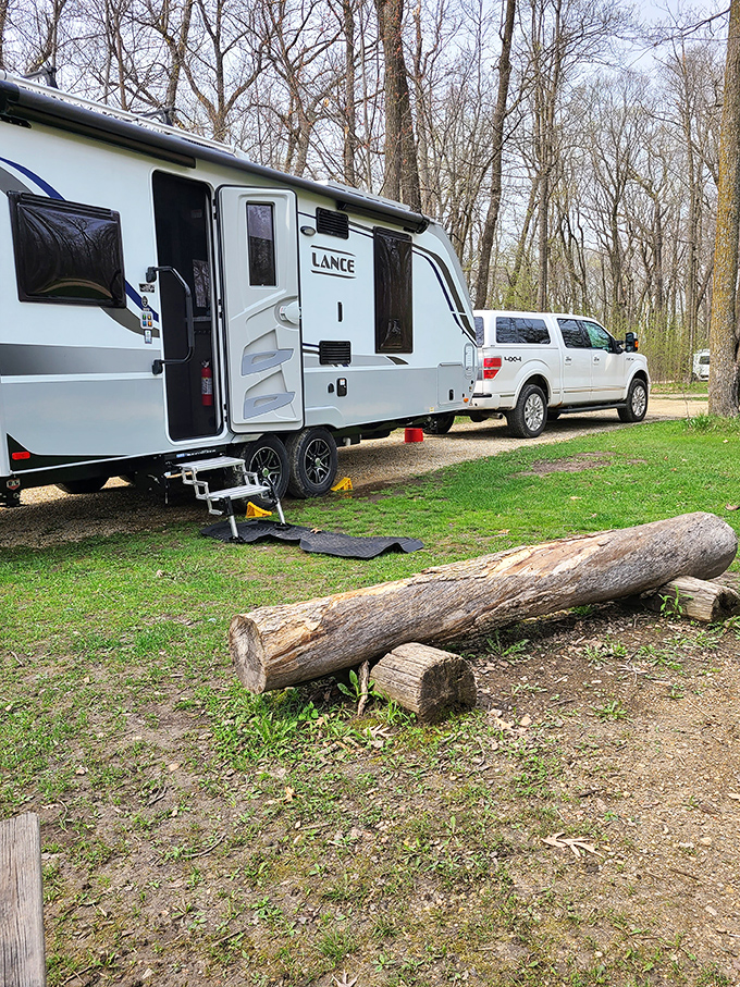 Camping at Nerstrand means waking up to birdsong instead of alarm clocks – nature's five-star accommodations without the pretentiousness.