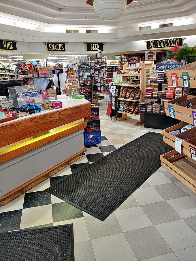 The checkout area buzzes with activity as treasured finds make their way home with shoppers who came for one thing but found so much more.