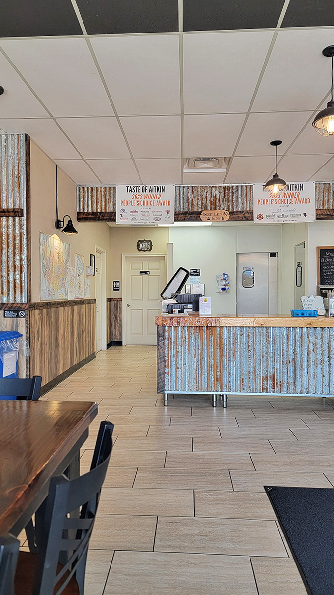 Where BBQ dreams come true &ndash; rustic corrugated metal meets modern efficiency at this award-winning service station.
