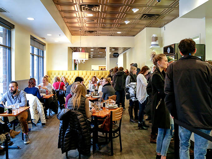 A full house at The Buttered Tin, where tables become stages for life's little moments &ndash; first dates, family celebrations, and solo indulgences.