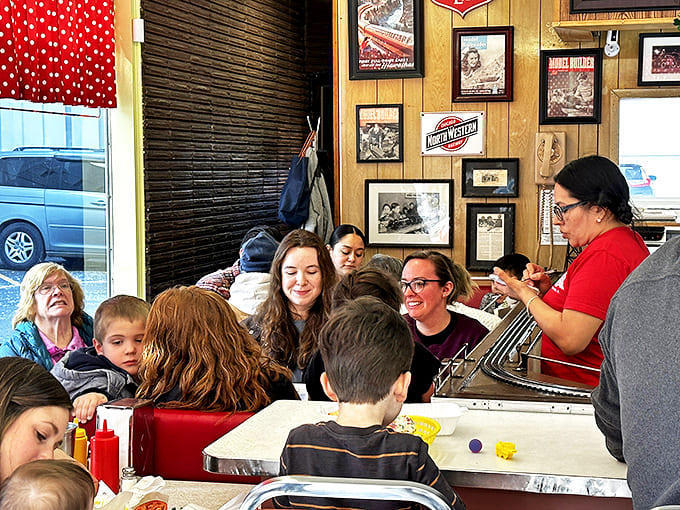 The counter fills with families creating memories that will outlast the meal &ndash; where food becomes the vehicle for connection.