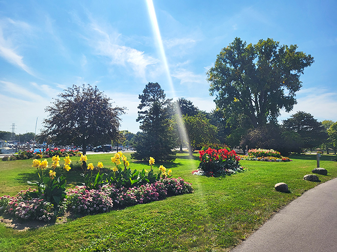 The park's gardens burst with color throughout the growing season &ndash; a feast for the eyes that changes with each visit.