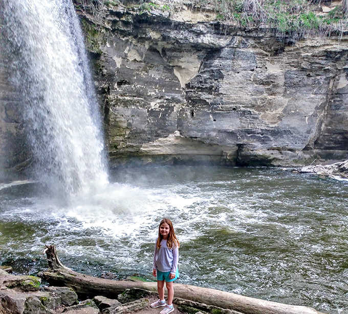 Nothing captures childhood wonder better than standing before a waterfall, where the only appropriate reaction is pure, unfiltered awe.