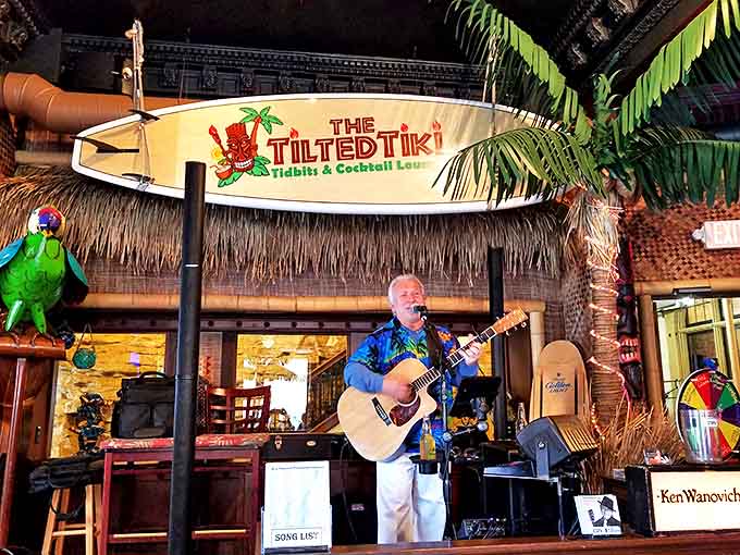 Island melodies fill the air as performers transport guests from the Midwest to the tropics, one song at a time.