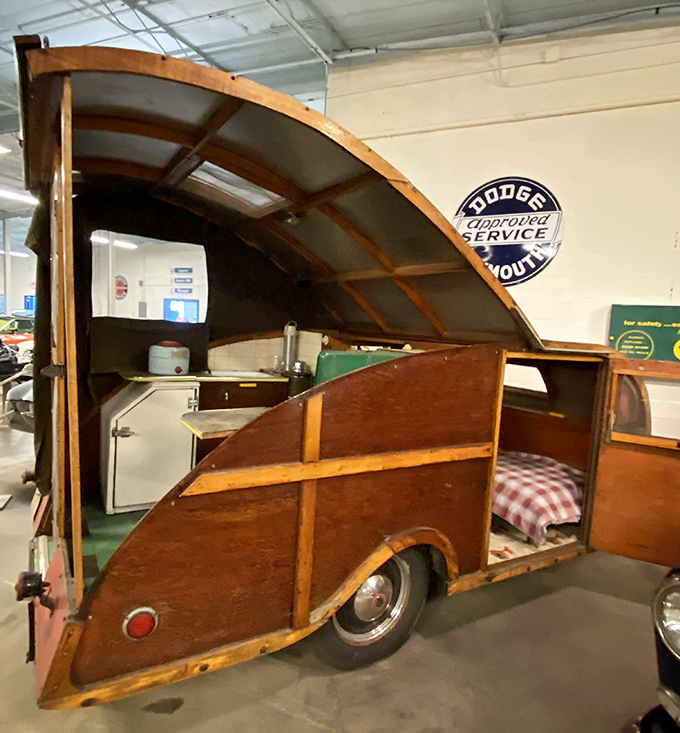 The vintage wooden teardrop trailer proves tiny homes aren't new &ndash; this ingenious little camper offered adventure with just enough comfort for the practical traveler.