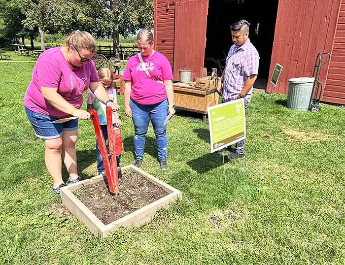 Hands-on history comes alive as visitors experience authentic 19th-century activities, connecting with Minnesota's past through shared human experience.