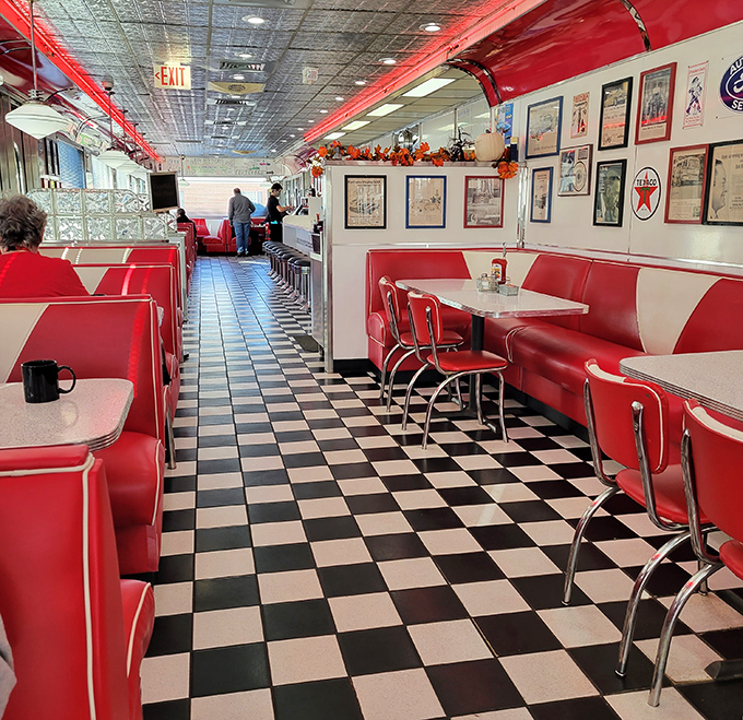 Not just a dining room but a time capsule where the 1950s live on, minus the questionable fashion choices and with much better coffee.