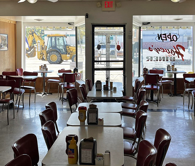 The dining room waits expectantly for the lunch rush, each table a stage where countless family stories have unfolded.