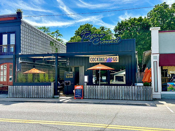 Fingers Crossed serves cocktails in a setting that's equal parts modern and welcoming, where the drinks are crafted and the atmosphere relaxed.