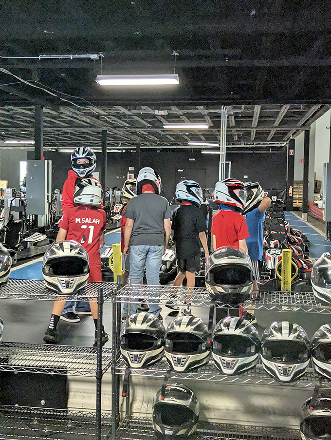 Safety first &ndash; new racers receive instructions before hitting the track, ensuring everyone from novices to experienced drivers understands the rules.