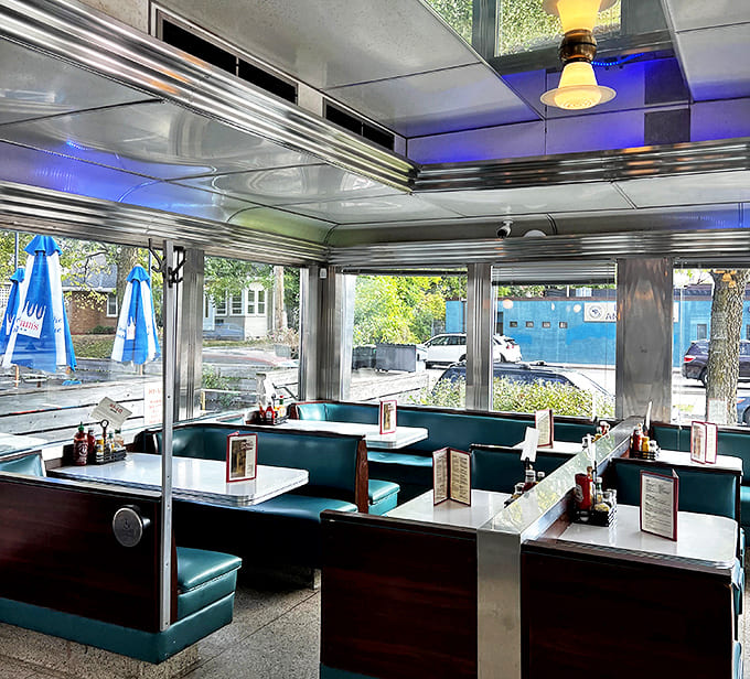 Chrome details and clean lines create a space that feels both nostalgic and timeless &ndash; like stepping into a memory you're making right now.