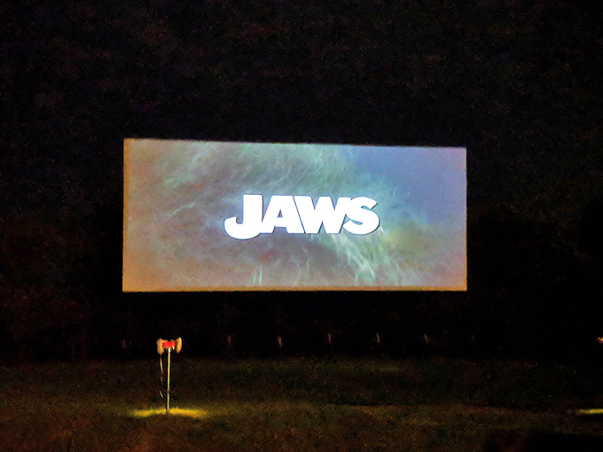 When that iconic shark appears on screen, even Wisconsin feels like it needs a bigger boat.