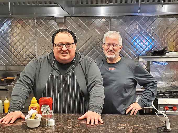 Behind every great diner are dedicated staff who transform simple ingredients into the comfort food that keeps customers coming back.