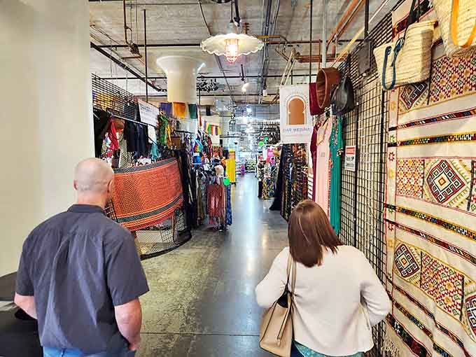 Colorful corridors lead to culinary discoveries, with each vendor's space a chapter in Minneapolis's diverse cultural story.