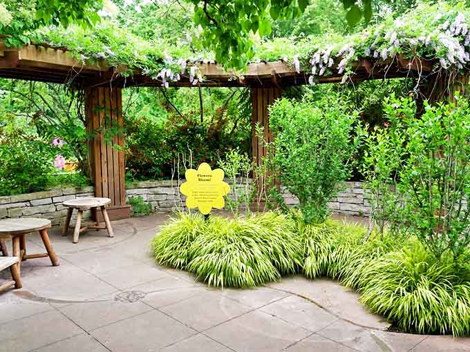 Garden areas throughout the property showcase different plant communities, each one more photogenic than the last.