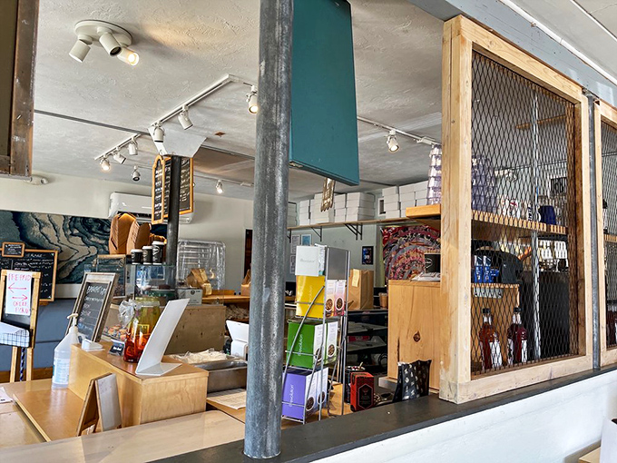 Behind this counter, culinary magic happens with clockwork precision – every movement purposeful, every creation made with care.