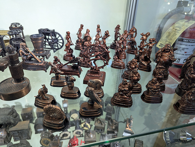 These bronze figurines aren't just decorative – each serves as a functional tool with historical flair and surprising craftsmanship.