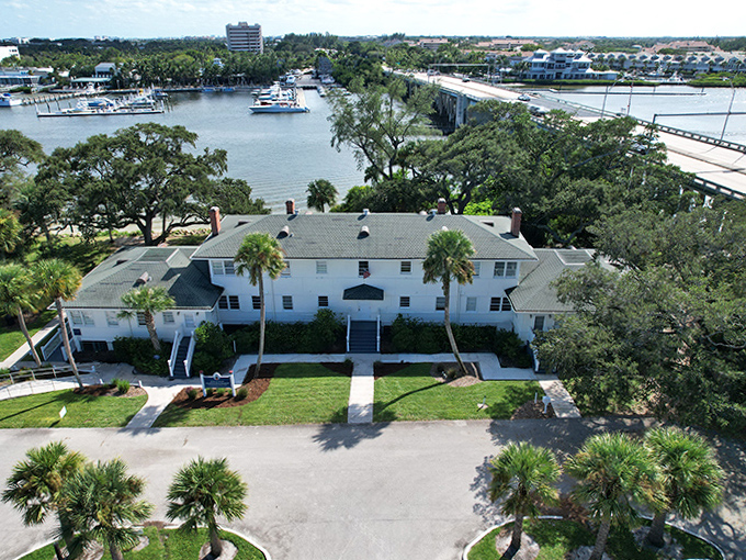 The keeper's compound spreads below like a white-washed village, where generations maintained the lifesaving beacon above.